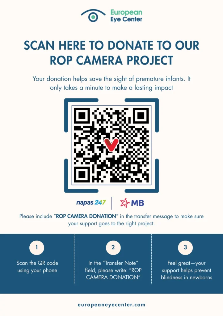Hoạt Động Từ Thiện - Dự Án ROP | European Eye Center